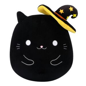 witch cat plush halloween cute stuffed animals soft pillow toys birthday gift for girls boys kids