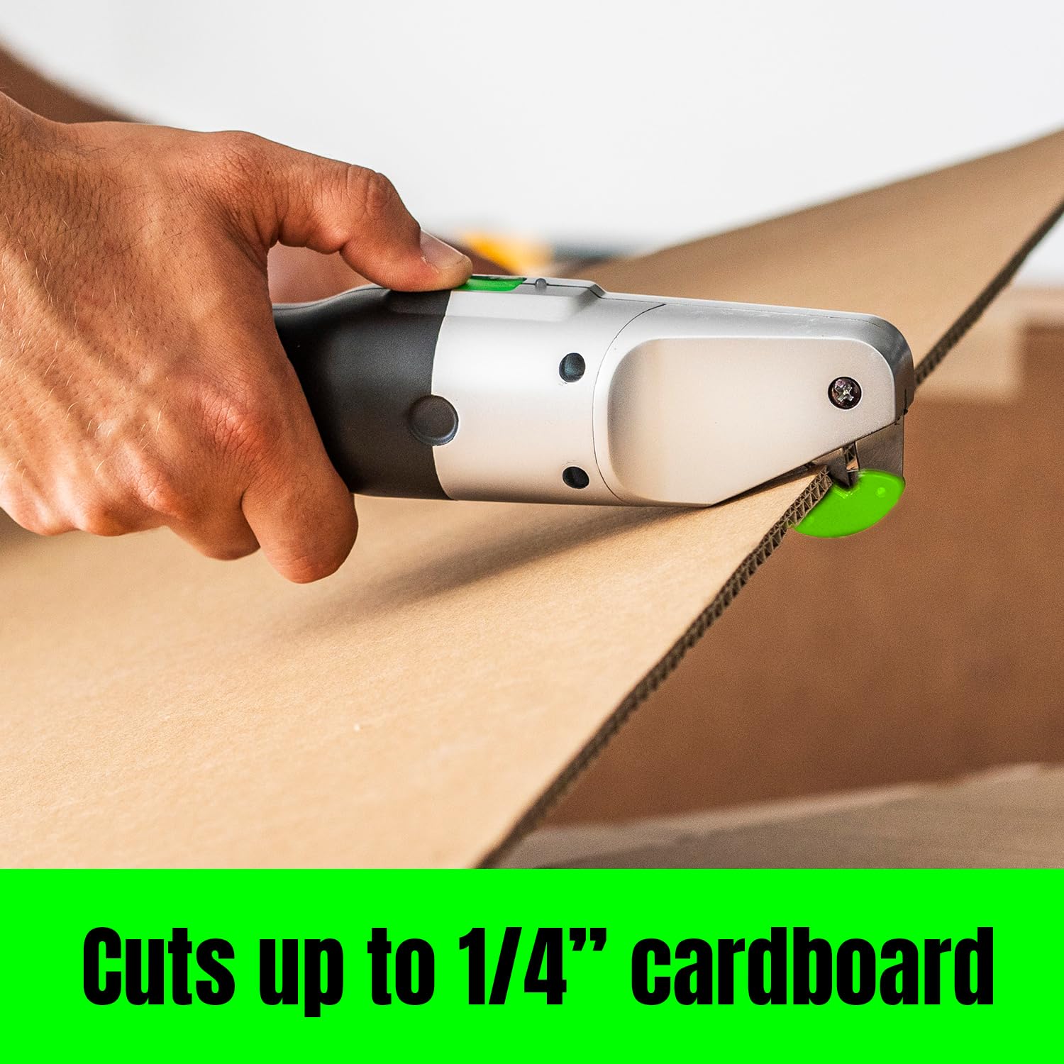 BoxBlayde Premium Electric Cardboard Cutter - The Ultimate Tool for Effortless Box Cutting - Heavy Duty Power Box Cutter Ideal for Home, Office and Industrial Use.