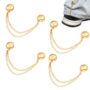 powerful hijab magnets with chain - multi-function magnetic clothing clips | magnetic clothing shawl clips clothing accessories | magnetic clips for women's clothes and hijab decoration