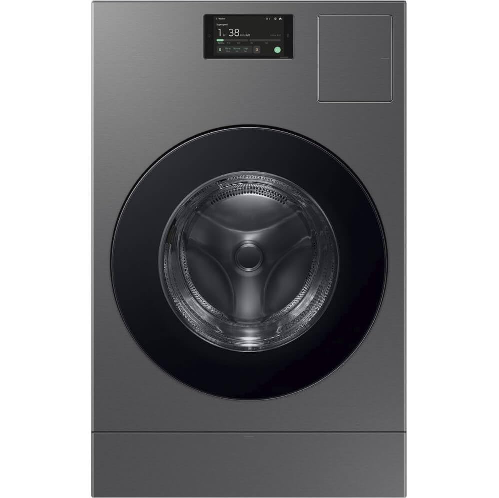 SAMSUNG WD53DBA900HZ Bespoke 5.3 Cu. Ft. Dark Steel Front Load All-in-One Washer/Dryer Combo