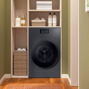 SAMSUNG WD53DBA900HZ Bespoke 5.3 Cu. Ft. Dark Steel Front Load All-in-One Washer/Dryer Combo