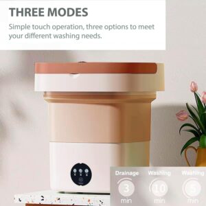 WILDROME- Portable washing machine and dryer -small washing machine mini -9L- portable collapsible washing machine - Foldable Mini Washing Machine for baby Clothes- portable washer for apartments