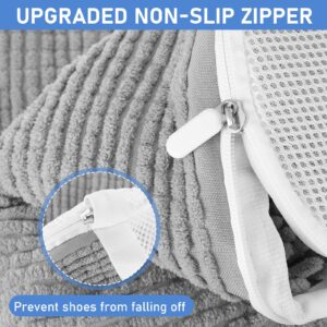 3Pcs Shoe Washing Machine Bag, Shoe Washing Bag for Washing Machine, Reusable Laundry Shoe Bag for Washer and Dryer, Shoe Cleaning Bag, Shoe Washing Bag Keep 360° Cleaning for Sneaker Gym Shoes