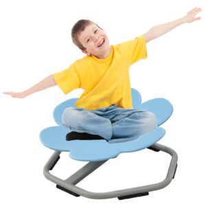 aovoco sensory spinning chair for autistic kids, sit and spin toys for toddlers, autism swivel chair promote coordination, spinning seat for kids 3-5-7-10-12, gifts for autism children