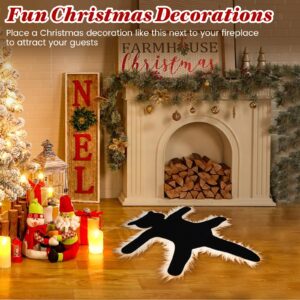 WYEDJHF Light Up Fried Cat Rug, Funny Aunt Bethany’s Fried Pussycat Rug for National Lampoon’s Humour Christmas Vacation Decoration, for Family Friends (Warm Light)