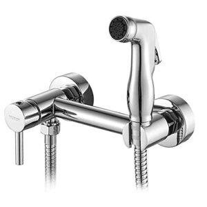 bincavidou brass bidet faucet two function bathroom bidet shower sprayer hot and cold water bidet sprayer for toilet kids sprayers chrome