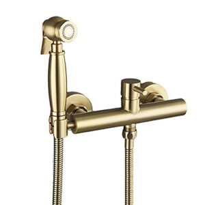 bincavidou toilet hand held bidet sprayer hot and cold water mixer bidet faucet kids sprayer brass wall mounted bathroom bidet faucet