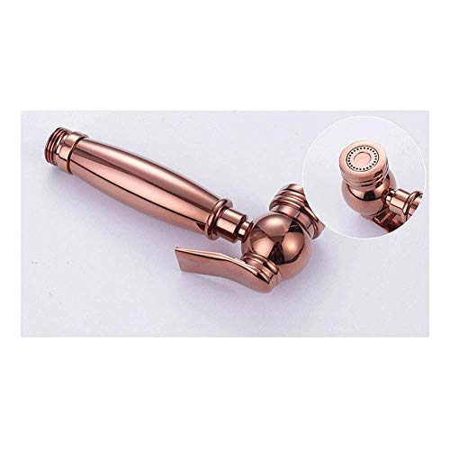 BINCAVIDOU Rose Gold Bidet Faucet Bidet Sprayer for Toilet Hot and Cold Water Manual Sprayer Bathroom Sprayer Kit