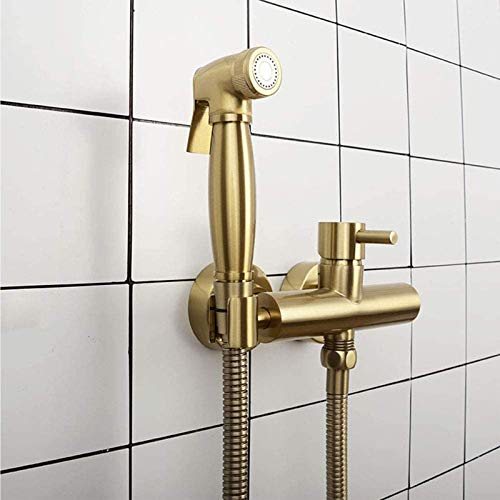 Bidet Sprayer Toilet Hand Held Bidet Sprayer Single Handle Wall Mount Bathroom Bidet Mixer Heated Bidet Faucet Chrome Fitting