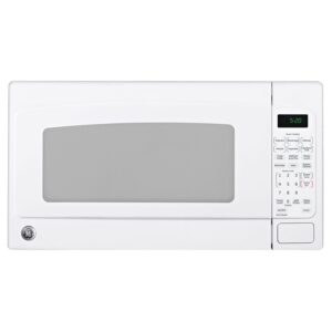 2.0 cu. ft. capacity countertop microwave oven, 1200w power, sensor cooking, express cook settings, child lock, stainless steel finish (white)