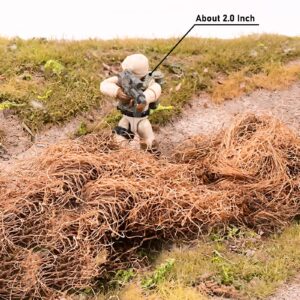 Warmtree Simulation Grass Miniature Static Grass Model Grass Diorama Supplies Artificial Grass for Diorama Materials Train Landscape Railroad Scenery Sand Military Layout Model