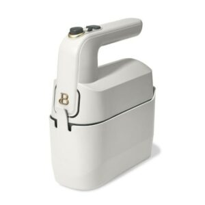 Beautiful 6-Speed Electric Hand Mixer, (White Icing) by Drew Barrymore