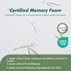 Emerspring 6 Inch Gel Memory Foam Mattress Medium-Firm Mattress, Premium Pressure, Mattress in a Box, CertiPUR-US Certified, Full