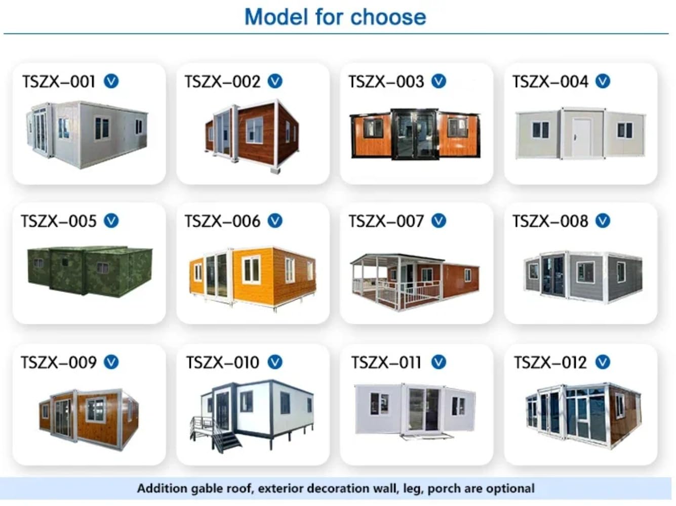 Model Luxury Extension Two Bedroom Scontainer Piece Expandable Flat Packing Structure Prefabricated Miniature Folding House