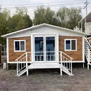 Fast Build Folding Double Wings Rooms Expandable Prefab Container House with 2/3 Bedrooms and Bathroom