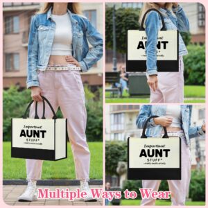 Aunt Gifts,Canvas Tote Bag Birthday Gifts for Aunt,Aunt Christmas Gifts,Aunt Gifts from Nephew Niece,Aunt Mothers Day Gift,Best Aunt Ever Gifts,Best Auntie Gifts,Great Gift ideas for Auntie New Aunt