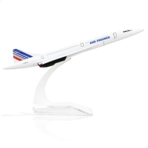 nuotie 1/400 concorde air france airplane model pre-build diecast aircraft model kits metal aircraft model display model collection or gift