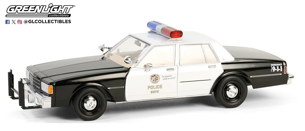 Greenlight 85602 1:24 Scale Diecast 1989 Chevy Caprice - Los Angeles Police Department LAPD Model Car, Limited Edition