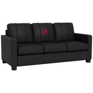 dreamseat dyno stationary sofa with alabama crimson tide red a logo