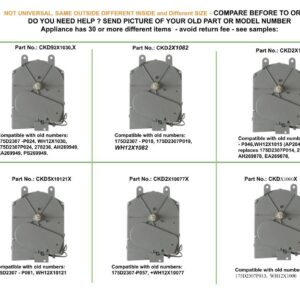 GSPUSA WH12X1000, 175D2307-P013, 175D2307P013, CKD-P013X compatible with General Electric Washer Timer Assembly fits old # WH12X1000, 175D2307-P013, 175D2307P013