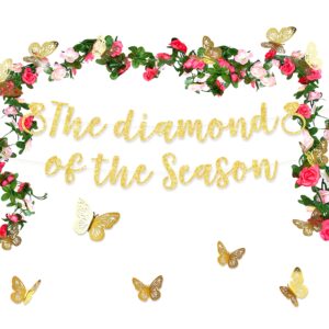 jevenis diamond of the season banner tea party bridal shower decorations for high tea party supplies garden party bridal shower