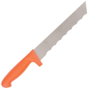 a.m. leonard stainless steel cut-all knife with wavy edge (8-inch blade)