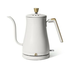 1-liter electric gooseneck kettle 1200 w, white icing by drew barrymore