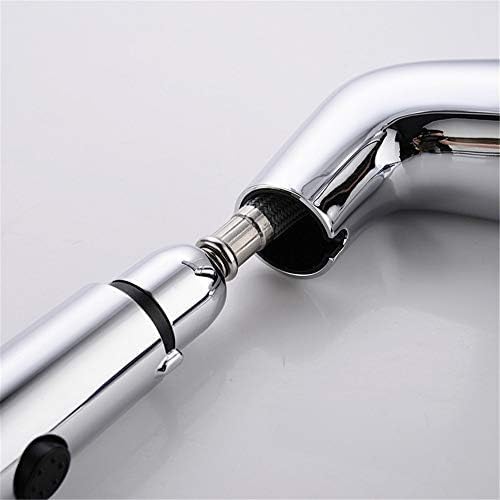 Kitchen & Bath Fixtures Taps Faucet,360° Rotating Pull Basin Faucet Copper Chrome Washbasin Hot And Cold Water Mixer Shower Head