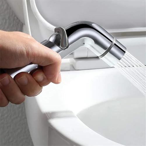 Handheld Bidet Sprayer for Toilet Handheld Sprayer Toilet Bidet Faucet Sprayer Shower Head Adjustable Bidets Spray Nozzle for Wash Household Bathroom Accessories