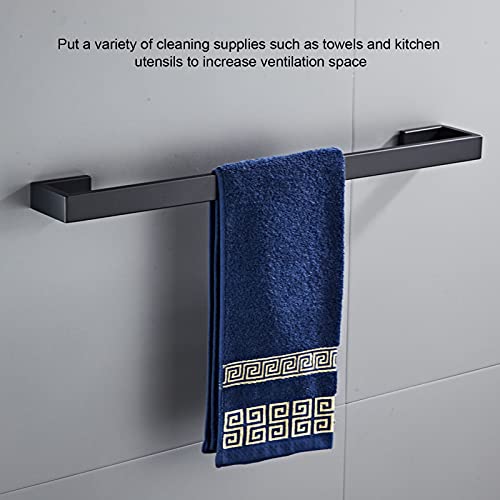 Eurollar 15.8in Towel Racks for Bathroom, Wall Mount 304 Stainless Steel Towel Holder, Multifunctional Bathroom Rack for Towels, Bathrobes, and Kitchen Utensils, for Home, Bath