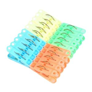 20Pcs Household Clips Multicolor Reusable Plastic Clothes Pegs Clothespins Travel Hanger Durable Processing