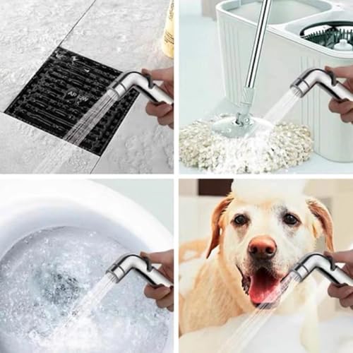 Handheld Bidet Sprayer for Toilet Handheld Sprayer Toilet Bidet Faucet Sprayer Shower Head Adjustable Bidets Spray Nozzle for Wash Household Bathroom Accessories