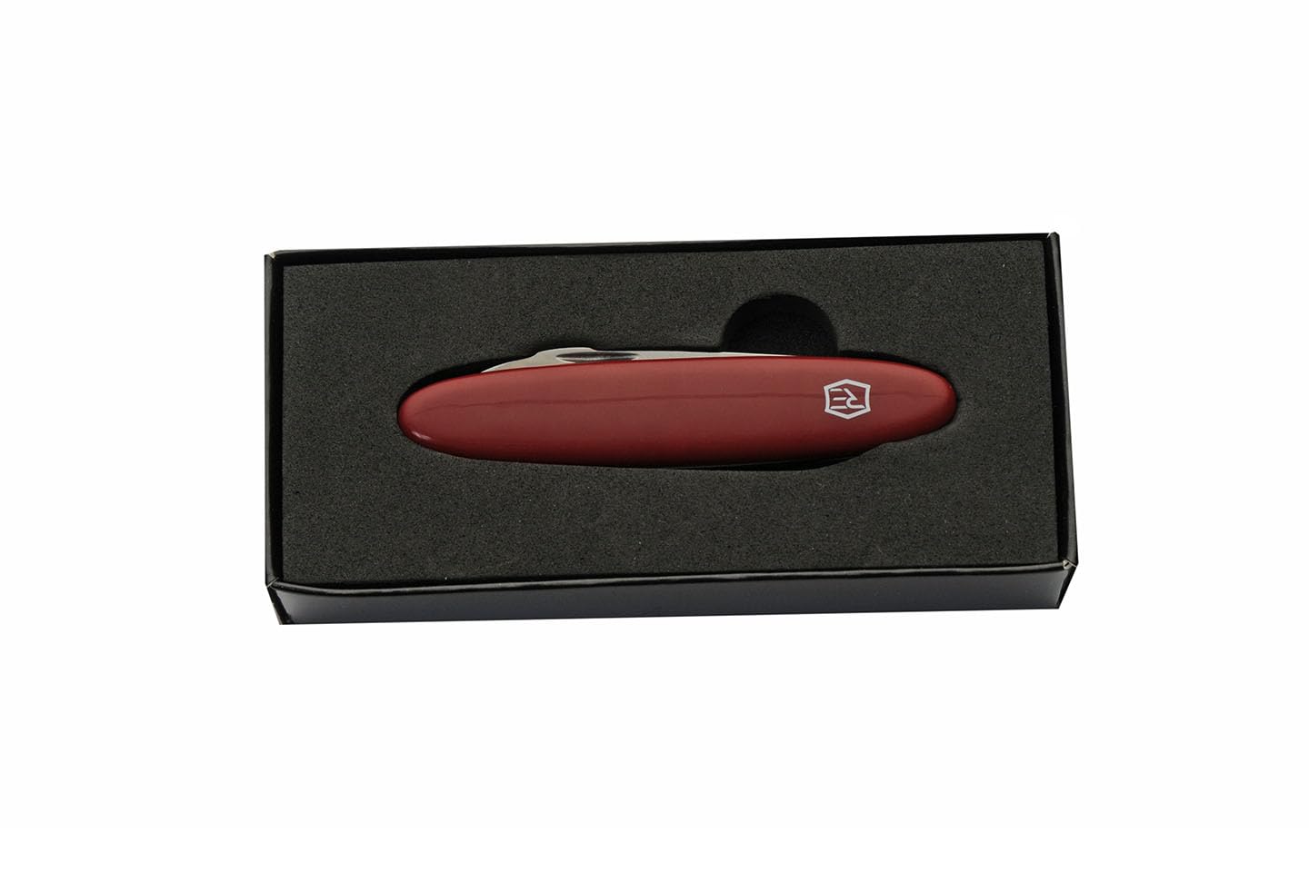 3.25" 2-Blade Trapper Pocket Knife - 440 Stainless Steel, Lightweight EDC Knife with Serrated Blade, Swiss Army Style, ABS Handle, Brass Pins - Ideal for Outdoor and Everyday Carry - Burgundy