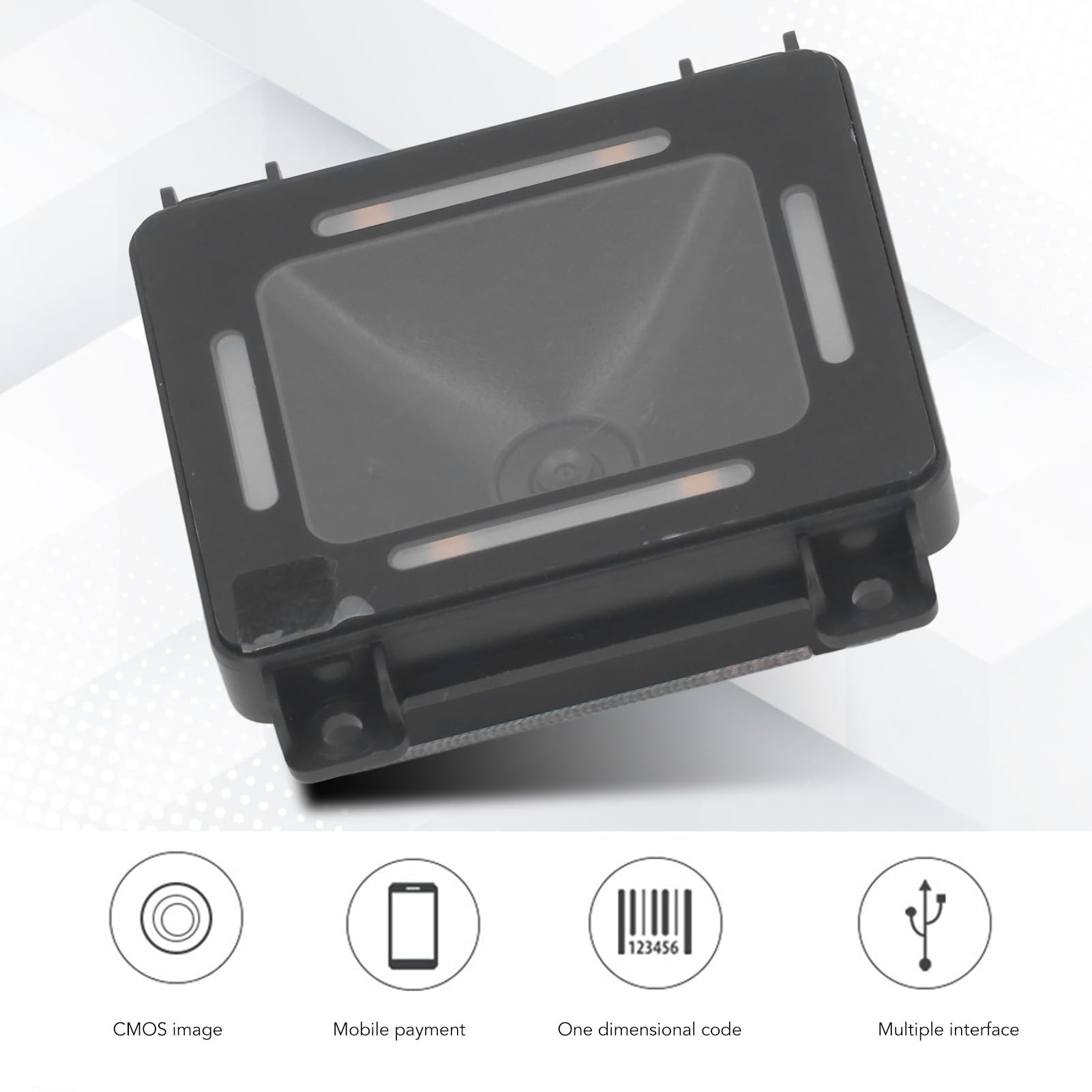 2D Embedded Mini USB Fixed Mount Scanner Module Strong Decoding Ability for Self Service Equipment Pipeline Access Control