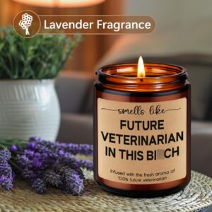 LEADO Candles - Future Veterinarian Gifts, Veterinary Student Gifts, Veterinarian Graduation Gifts - Funny Congratulations, Christmas Gifts for Vet School Students, Future Veterinarians, Women