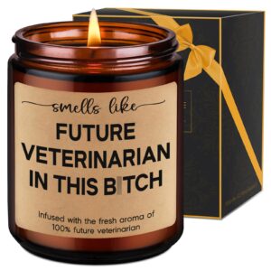 leado candles - future veterinarian gifts, veterinary student gifts, veterinarian graduation gifts - funny congratulations, christmas gifts for vet school students, future veterinarians, women