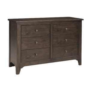 westwood design taylor 6-drawer dresser, river rock