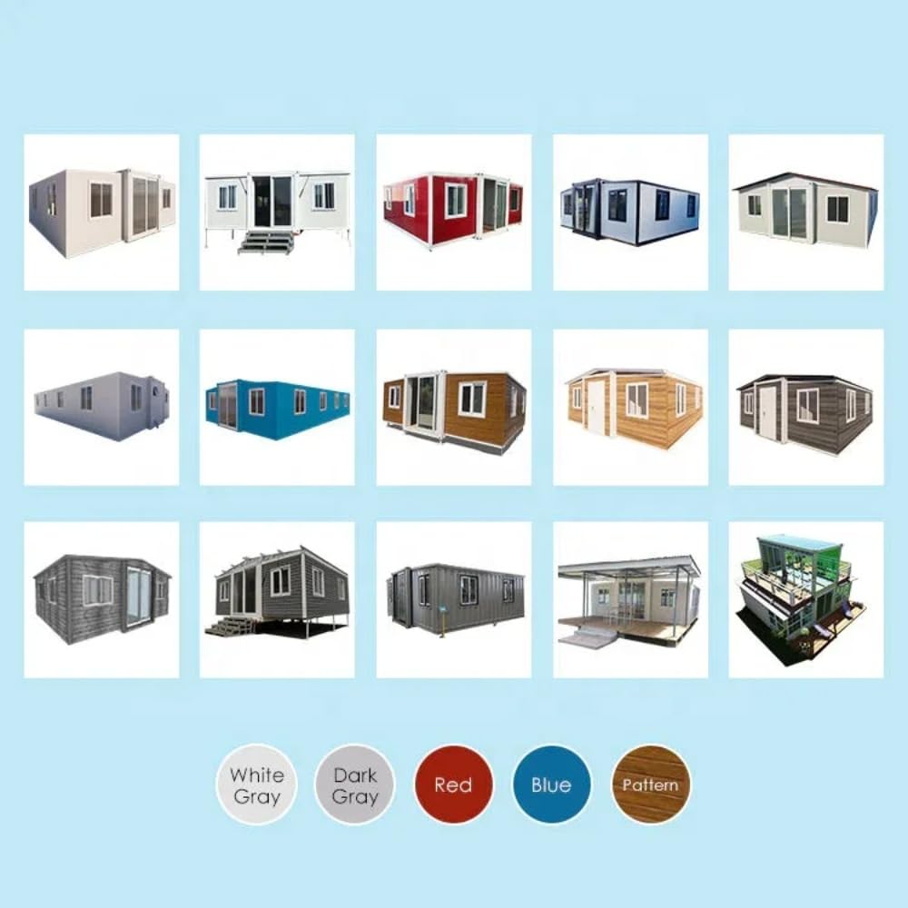 Tiny 20Ft 40Ft Prefab Tiny Mobile House Prefabricated Homes Mobile Modular Expandable House Container