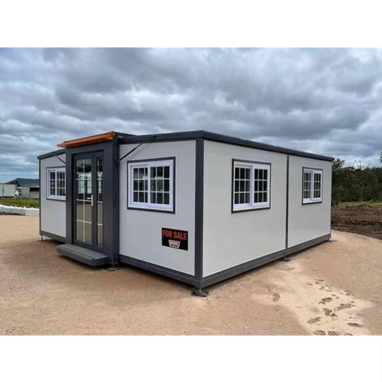 Movable Expandable Shipping Container Frame House 20 Ft and 40 Ft 2 Bedroom Expandable Container Tiny House