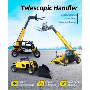 Factory Supply 5Ton Telescopic Boom Rough Terrain Forklift Crane Telescope Lift Handler