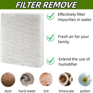 4-Pack Humidifier Filter Replacement Compatible with Aprilaire Water Panel 35 Models 350, 360, 560, 560A, 568, 600, 600A, 600M, 700, 700A, 700M, 760, 760A, 768, Compatible with Honeywell HC26P, HC26