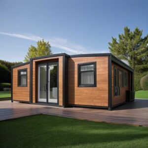 luxury prefab house economical portable 2 bedroom living tiny home modular house