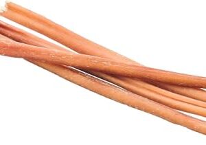 Wild Wolf 12-inch Angus Bully Sticks (8 Ounces) Healthy, All-Natural, Long-Lasting Dog Chew Bones - Natural Scent Dogs Love - Mixed Thickness