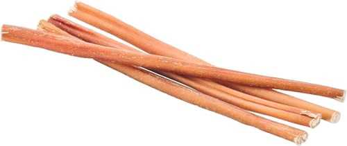 Wild Wolf 12-inch Angus Bully Sticks (8 Ounces) Healthy, All-Natural, Long-Lasting Dog Chew Bones - Natural Scent Dogs Love - Mixed Thickness