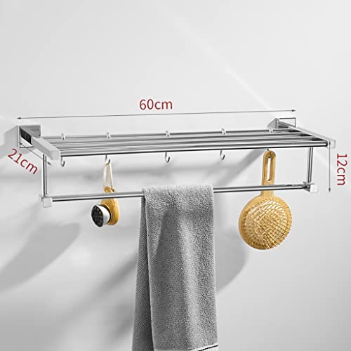 Towel Racks,Towel Rails, Towel Rack Bathroom Accessory Set, Full Corner Basket Rack/Tissue Basket/Bath Towel Rack B60Cm/a