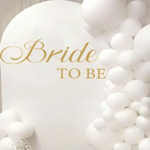 Bride to Be Decal - Bridal Shower Party Decor Bridal Shower Party Decal for Sign and Balloon Arch Backdrop Creative Wedding Shower Decal (Bride to Be Decal)