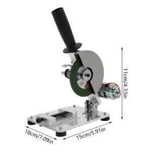 Mini Miter Saw, 4 inch Electric Chop Saw Mini Table Saw, Portable Tabletop Saw 0-45° Adjustable Metal Wood Cutting Machine Manual Chop Saw for DIY Model Compound Cutting Tool