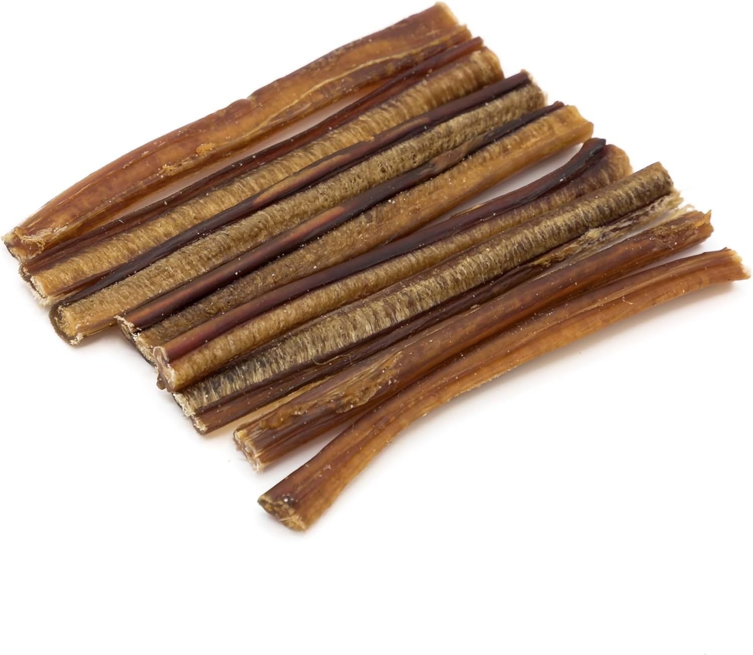 Wild Wolf 6-inch Angus Bully Sticks (8 Ounces) Healthy, All-Natural, Long-Lasting Dog Chew Bones - Natural Scent Dogs Love - Mixed Thickness