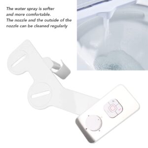 Bidet Attachment, Non Electric Dual Nozzle Self Cleaning Feminine Butt Wash Bidet Attachment,7/8 Inch Tee Slim Bidet Toilet Seat Attachment