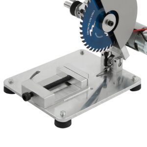 Mini Miter Saw, 4 inch Electric Chop Saw Mini Table Saw, Portable Tabletop Saw 0-45° Adjustable Metal Wood Cutting Machine Manual Chop Saw for DIY Model Compound Cutting Tool